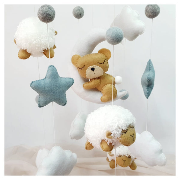 So Dreamy Bear and Sheep Mobile – Dono Da Dio